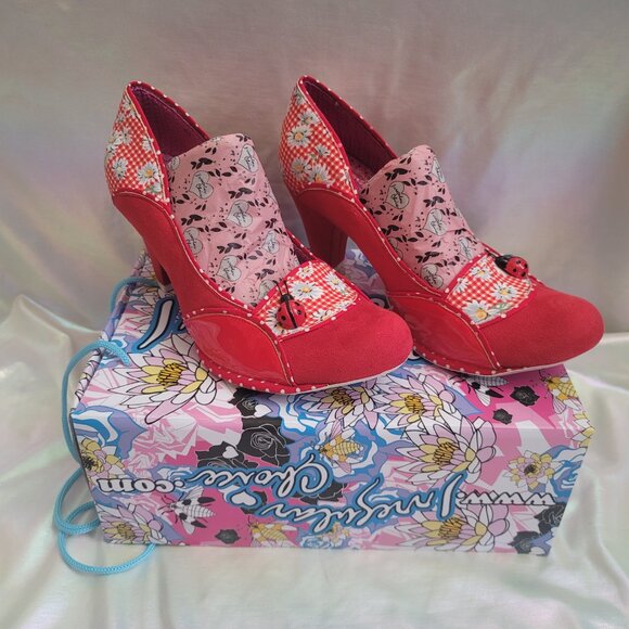 Irregular Choice | Shoes | Irregular Choice Future Ladybug 2 Mid Heel ...